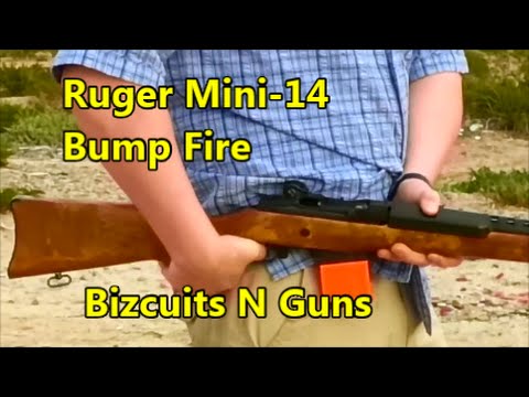 Ruger Mini-14 Bump Firing - .223 / 5.56mm - YouTube