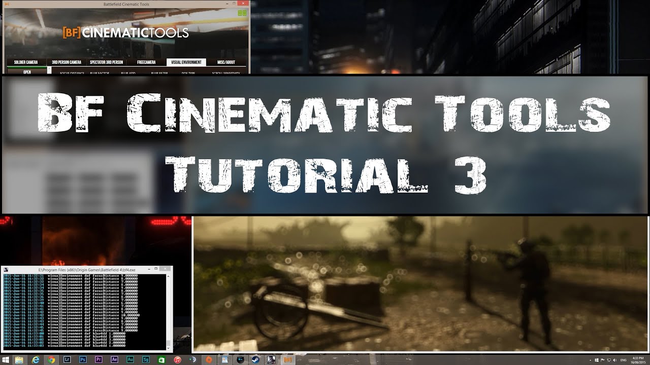BF Cinematic Tools Tutorial - Overview, CC, DoF - YouTube