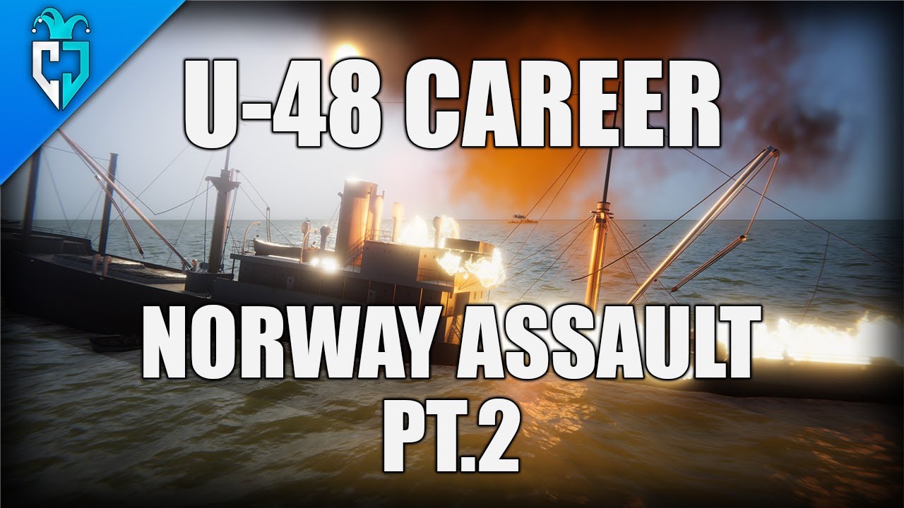 UBOAT Gameplay | U-48 Career | North Sea Assault PT.2 - YouTube