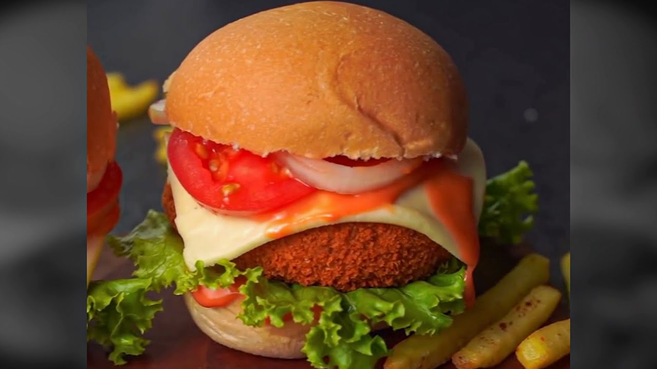 Tasty Burger Recipe | Potato Patty Burger | Aloo Tikki Burger | Veggie ...