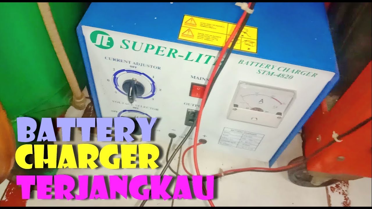Review Super Lite Battery Charger STM-4820 - YouTube