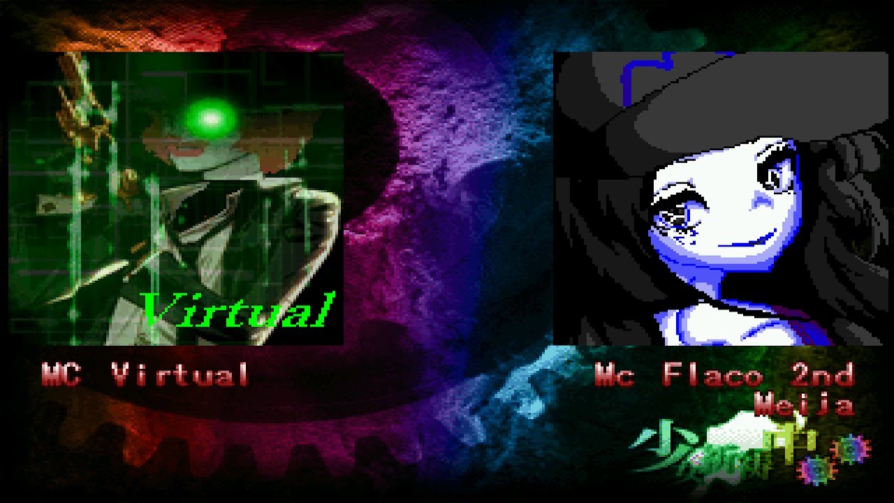 [MUGEN] MC Virtual (9P) Vs Mc Flaco 2nd (12P) & Meija (11P) - YouTube