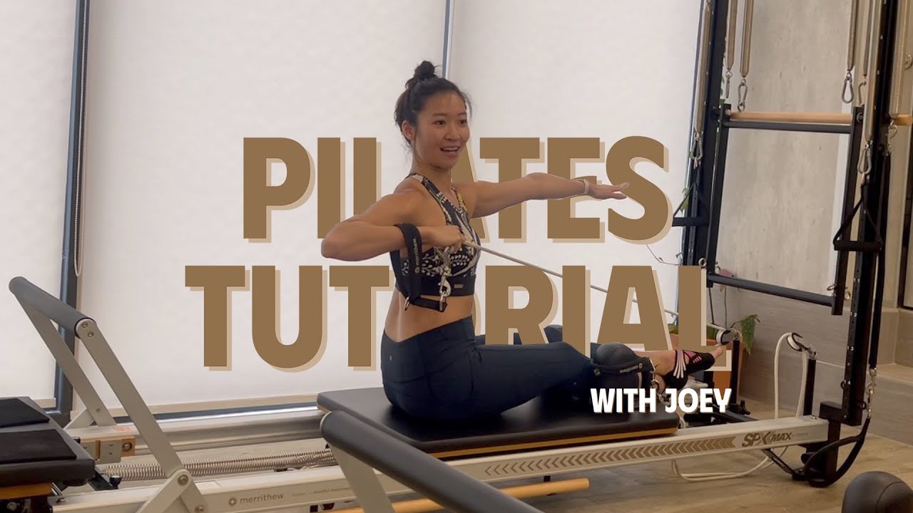 Pilates Back Rowing Seated Exercise | Pilates with Joey - Cardio on the ...