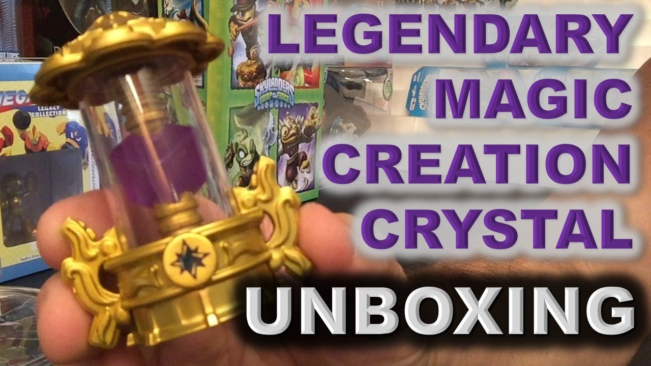 Skylanders Imaginators - LEGENDARY Magic Crystal UNBOXING & First ...