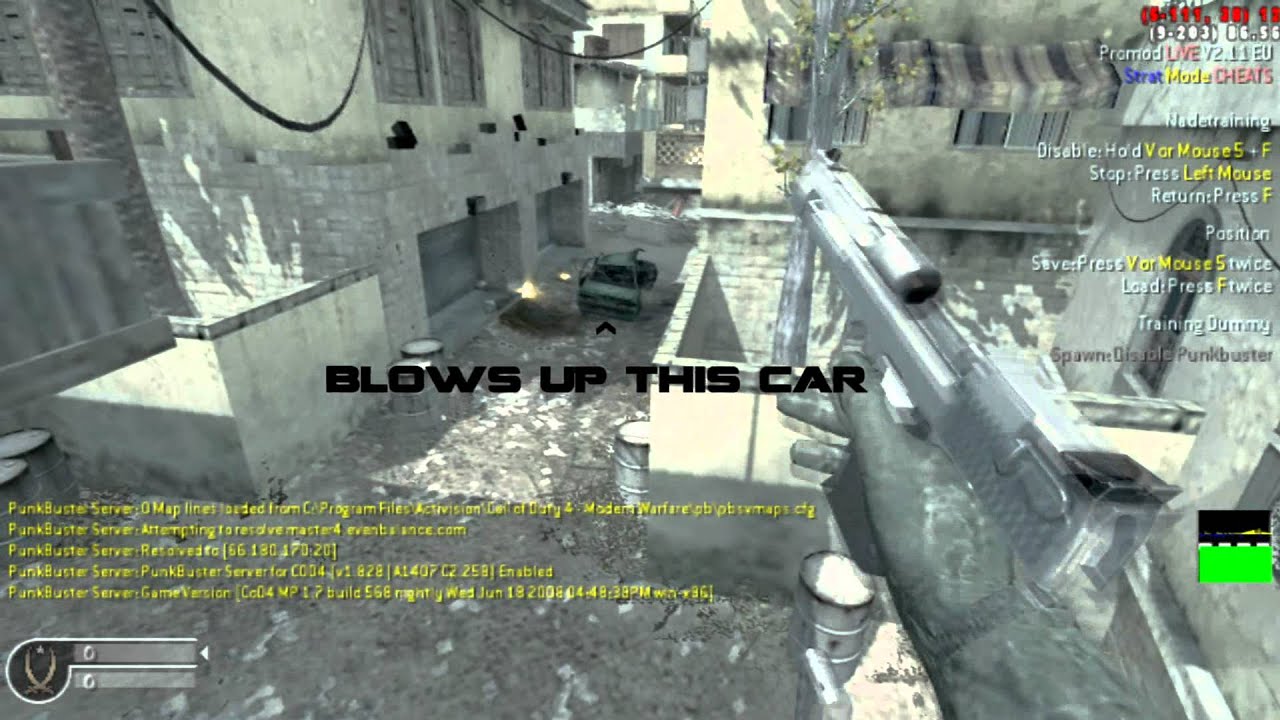 CoD4 Promod - New Crash Nade - YouTube