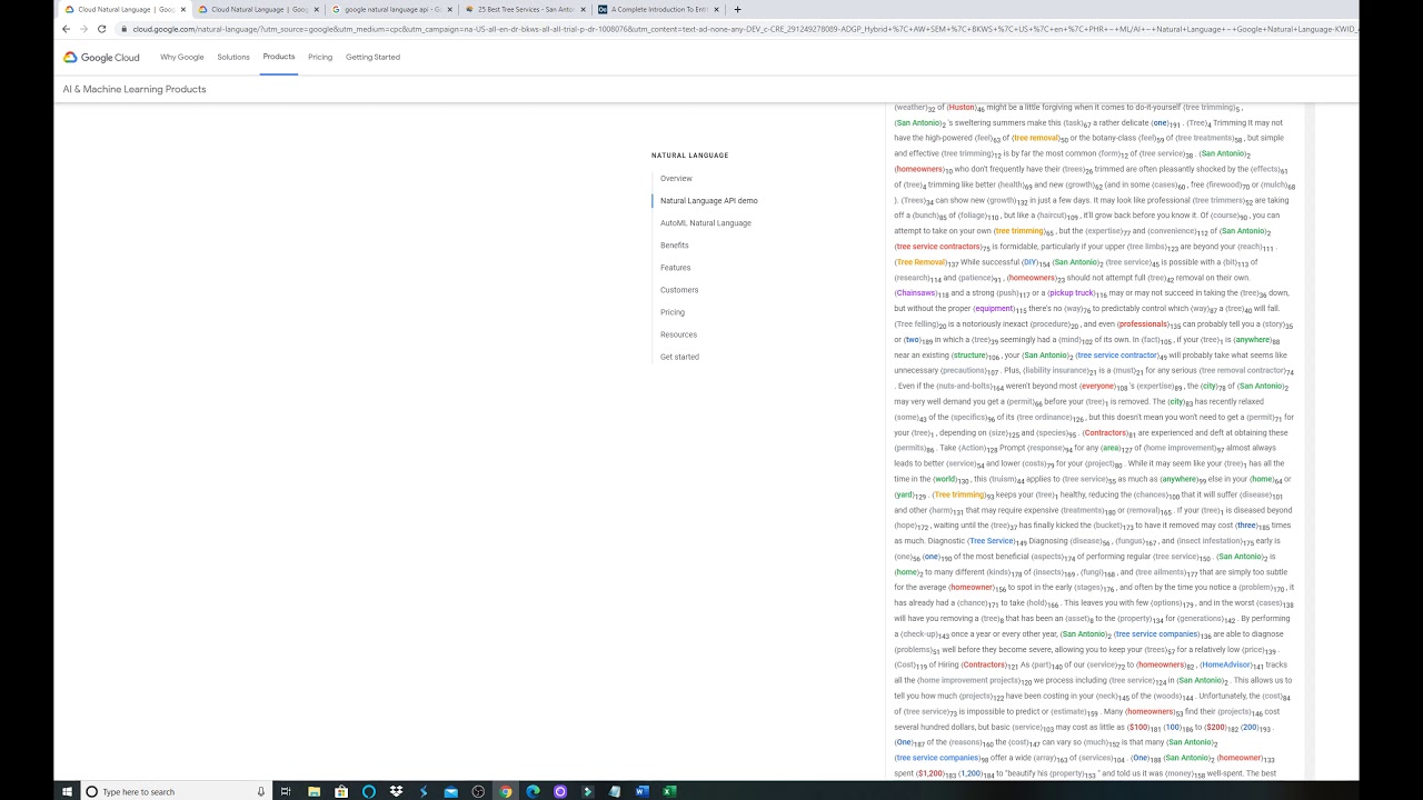 Google NLP Entities | SEO Tips Thursday 1 - YouTube