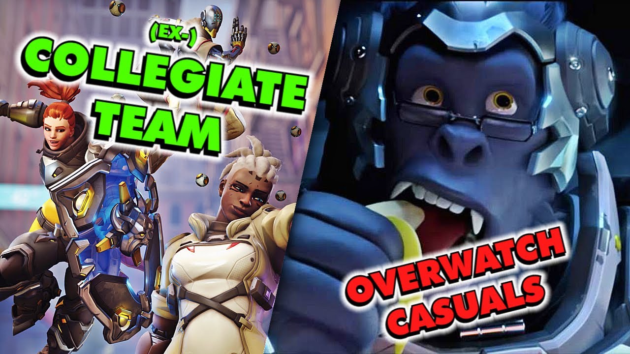 An entire Collegiate Team rolls casuals in Overwatch Classic - YouTube