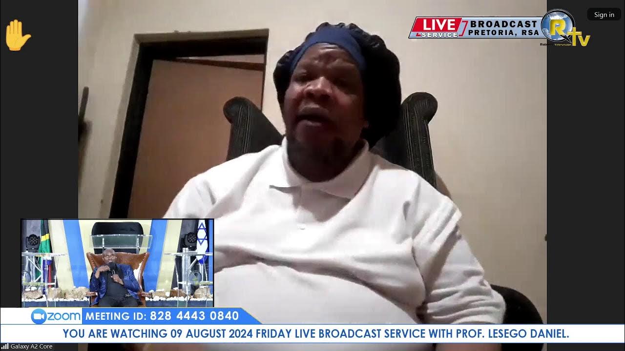09 AUGUST 2024 FRIDAY LIVE BROADCAST SERVICE WITH PROF. LESEGO DANIEL AND SONS PART 3 - YouTube