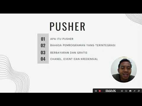 Apa itu pusher dan cara integrasi pusher pada web dengan PHP dan javascript 1 - YouTube