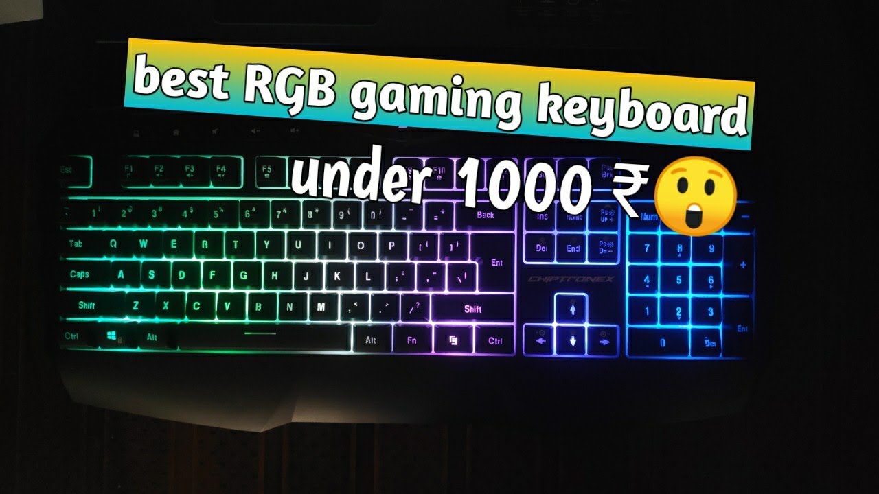 best keyboard under 1000 rupees 🔥 || RGB KEYBOARD 👍 || best gaming ...