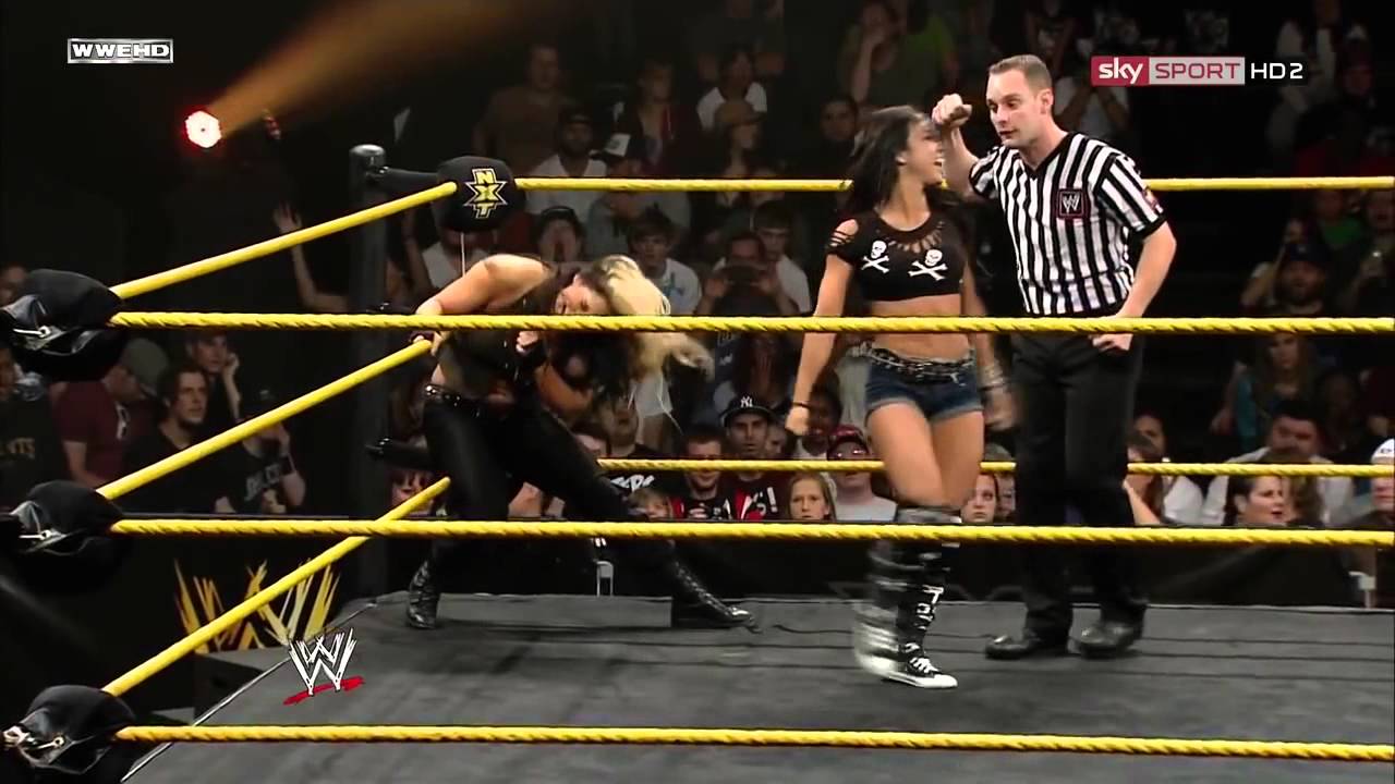 WWE NXT AJ Lee vs Kaitlyn HD Match - YouTube
