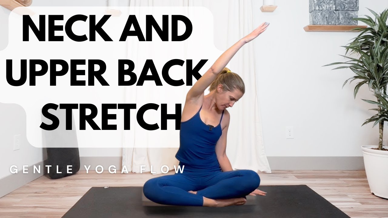 Deep Shoulder and Upper Back Yoga Stretch - YouTube