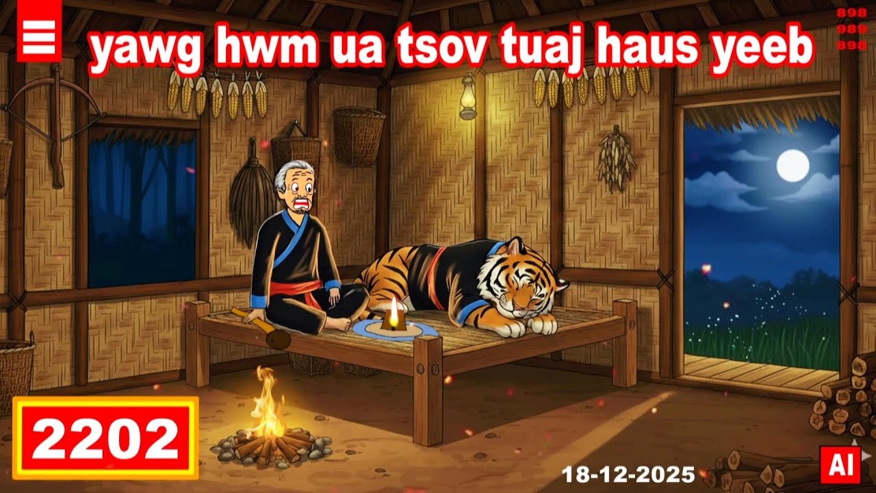 dab hais hmoob - 2202 - 18-12-2025 yawg hwm ua tsov tuaj haus yeeb, มา ...