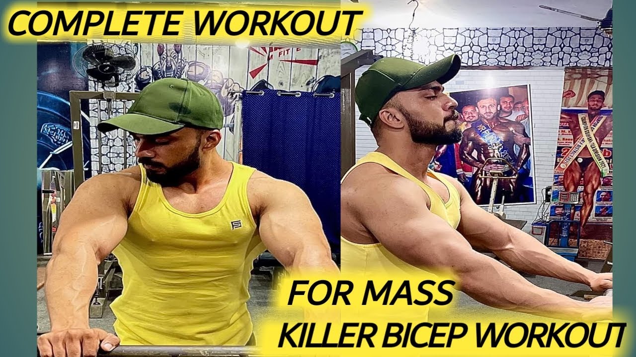KILLER BICEP/TRICEP WORKOUT FOR MASS I WORKOUT ROUTINE - YouTube
