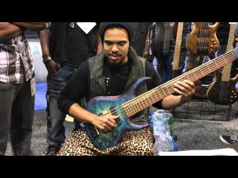NAMM 2016 MTD BOOTH with Bubby Lewis on the Nebula Bass