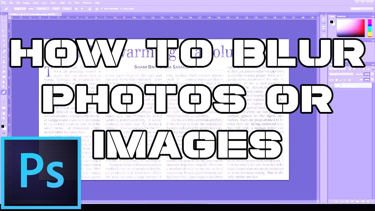 How To Blur A Text Or An Image In Photoshop CC YouTube how-to-blur-a-text-or-an-image-in-photoshop-cc-youtube