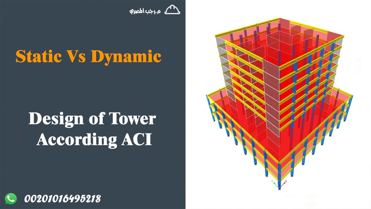21 Design Of Tower Static Vs Dynamic Analysis YouTube 21 Design Of Tower Static Vs Dynamic Analysis YouTube