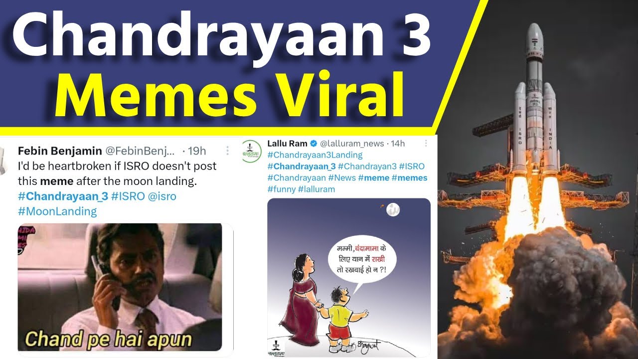 Chandrayaan 3 Soft Landing से पहले Funny Meme Viral | Chandrayaan 3 ...