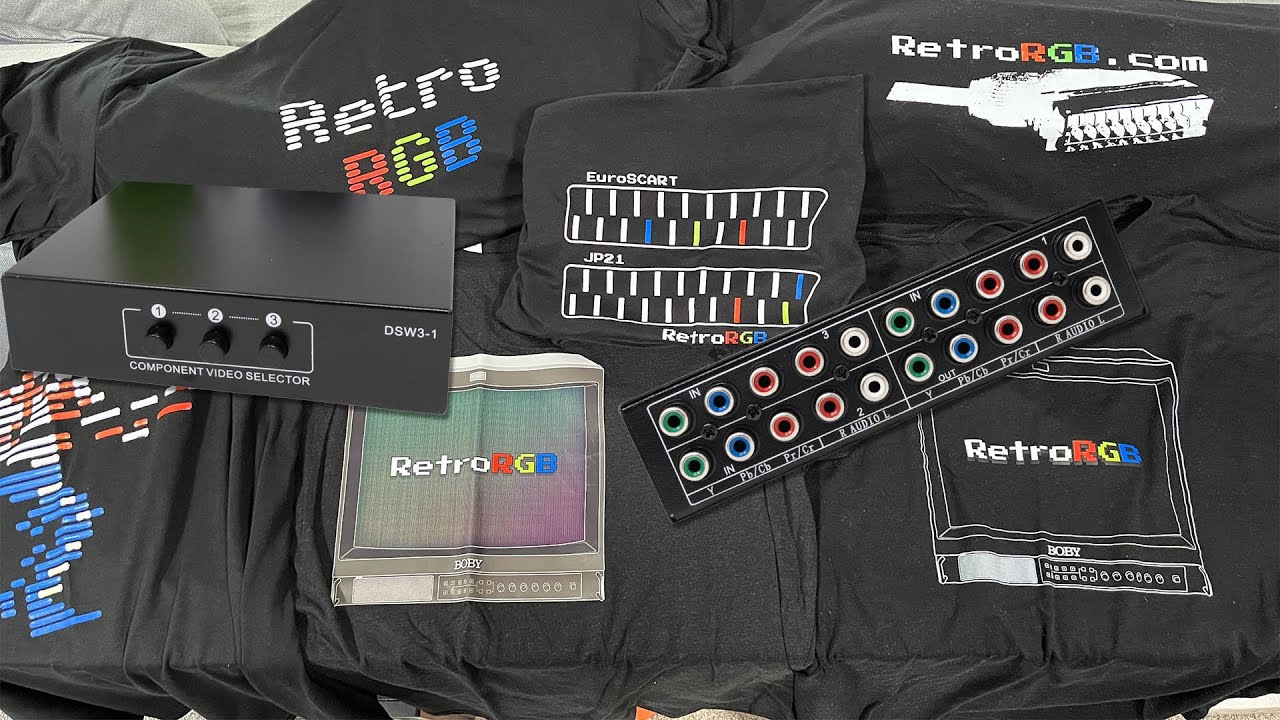 Component Video Switch Testing / Merch Try-on! (pt2) - YouTube