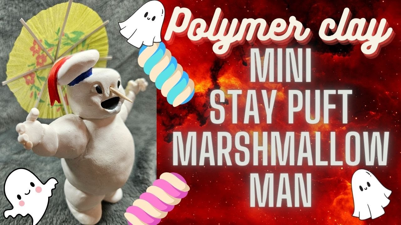 How to make the cutest mini stay puft marshmallow man from Ghostbusters ...
