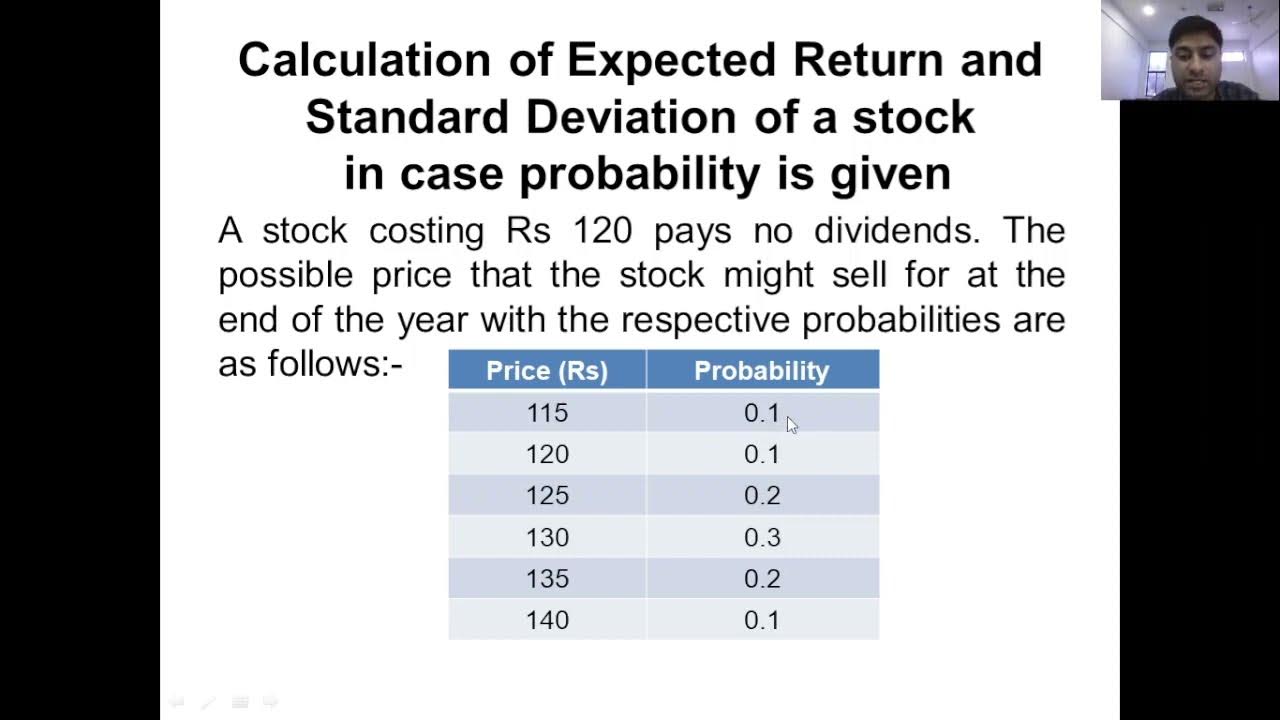 Expected Return And Standard Deviation Of A Stock With Probability expected-return-and-standard-deviation-of-a-stock-with-probability
