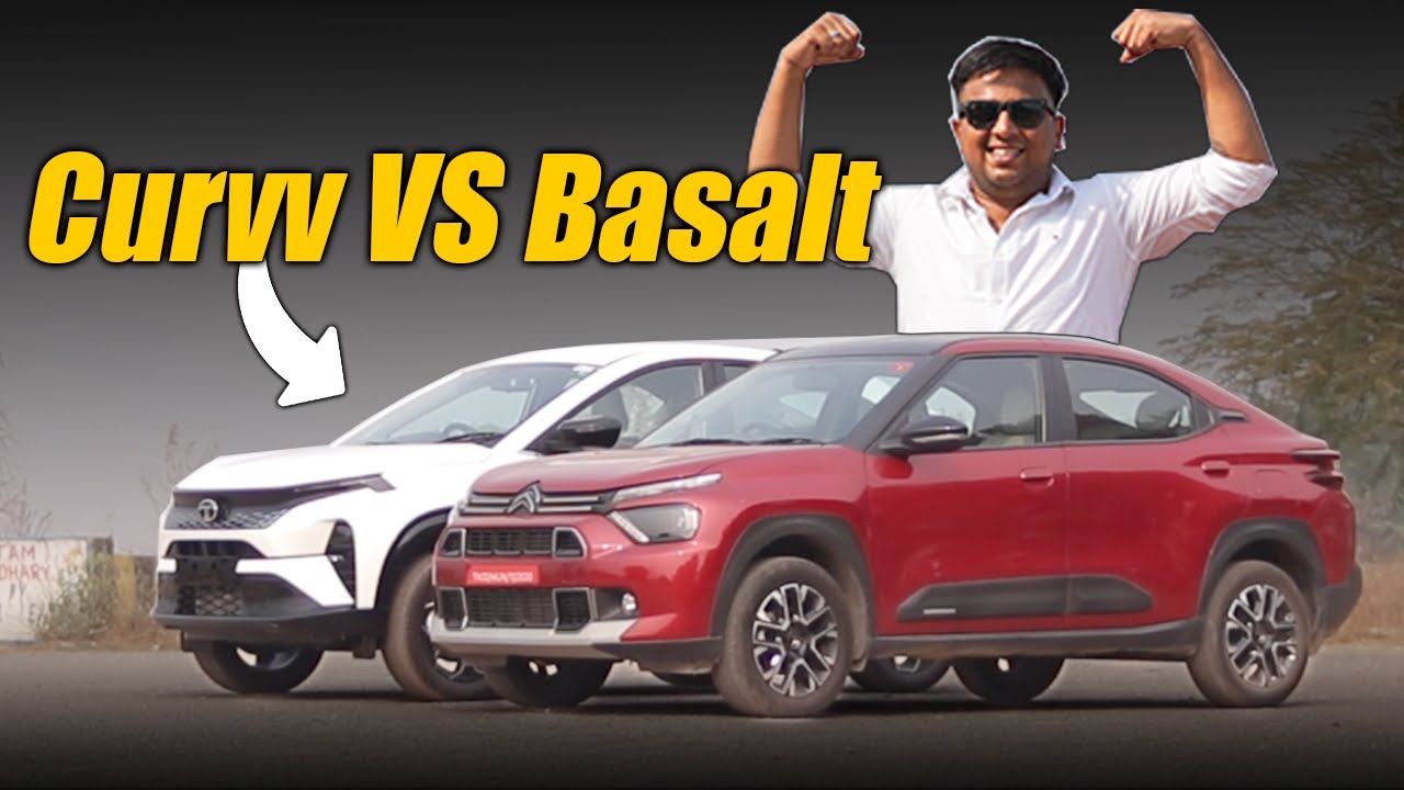 Tata Curvv VS Citroen Basalt - Detailed Comparision | Mileage , Space ...