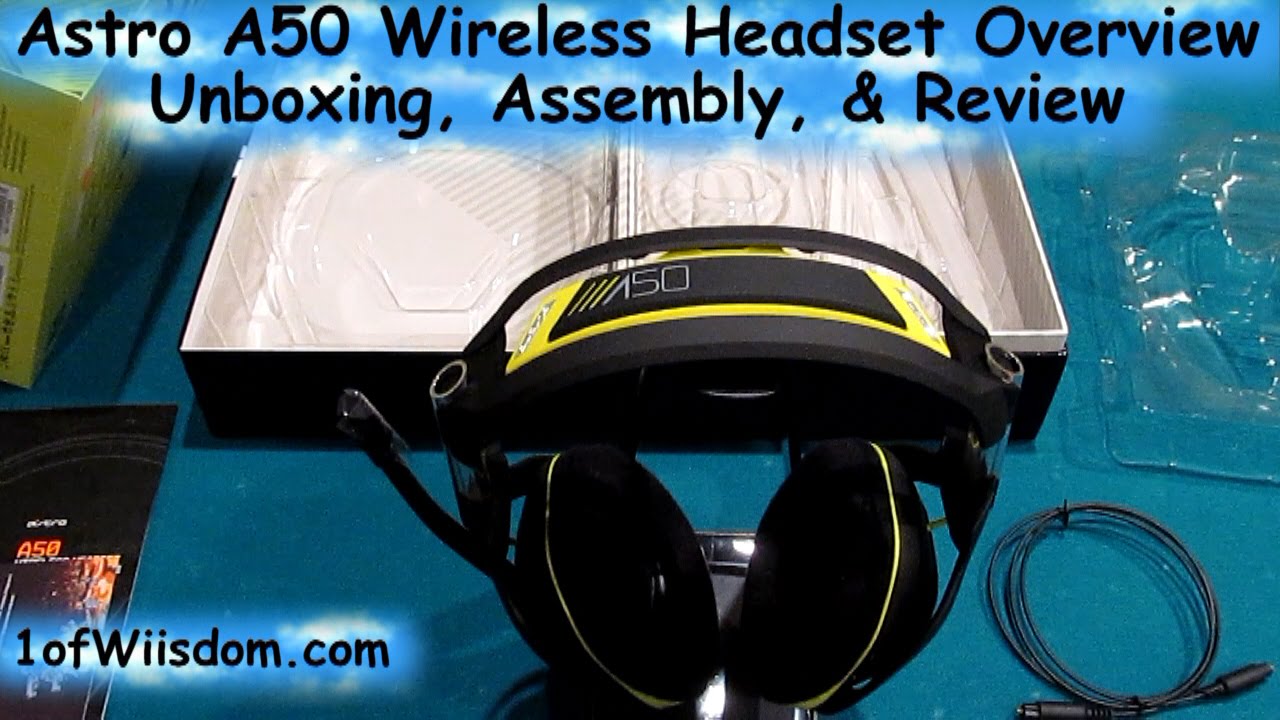 Astro A50 Wireless Headset Overview: What's In the Box, Initial ...