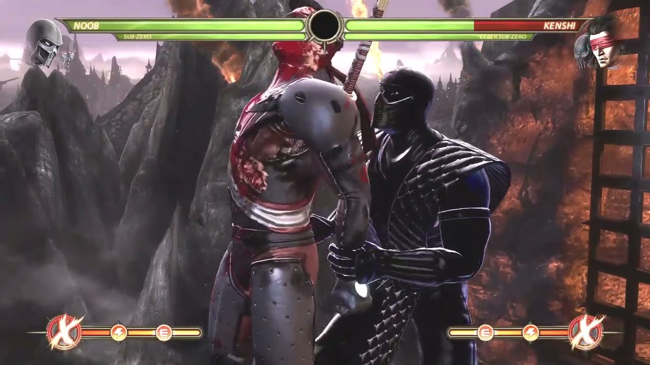 MK9 - NOOB SAIBOT x SUB ZERO SUPERCOMBO TAG TEAM (requested) - YouTube