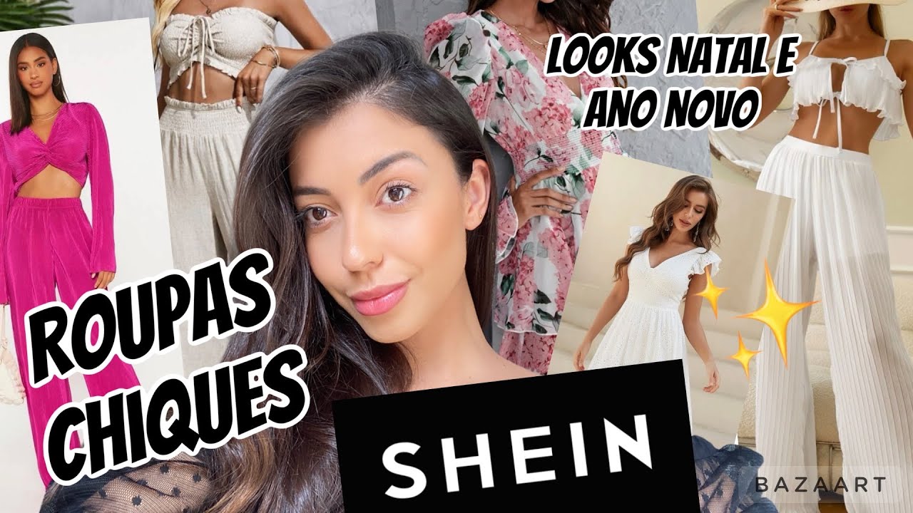 ROUPAS DA SHEIN CHIQUES/ LOOKS PARA NATAL E ANO NOVO/ conjunto e ...