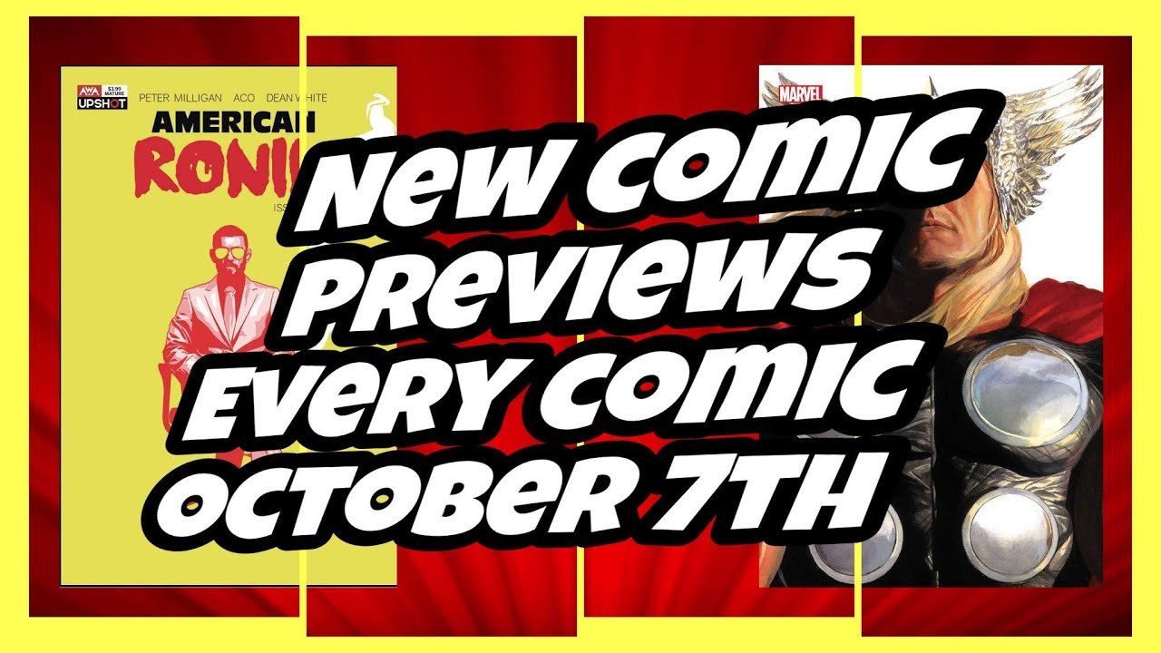 New Comics October 7th 2020 Previews Every Comic Book & Publisher ...