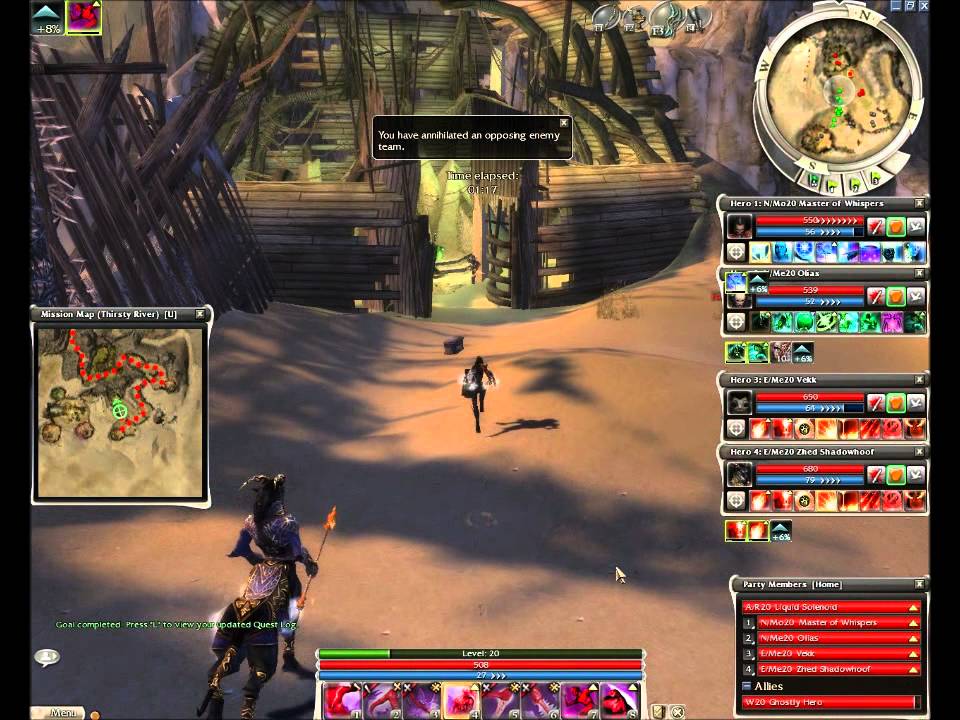 Guild Wars Prophecies Walkthrough #16 Thirsty River (Normal Mode) - YouTube