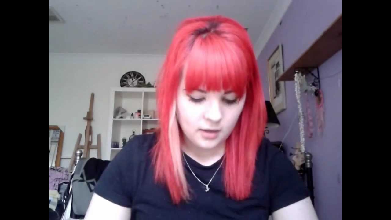 Red hair maintenance/hair dye review - YouTube