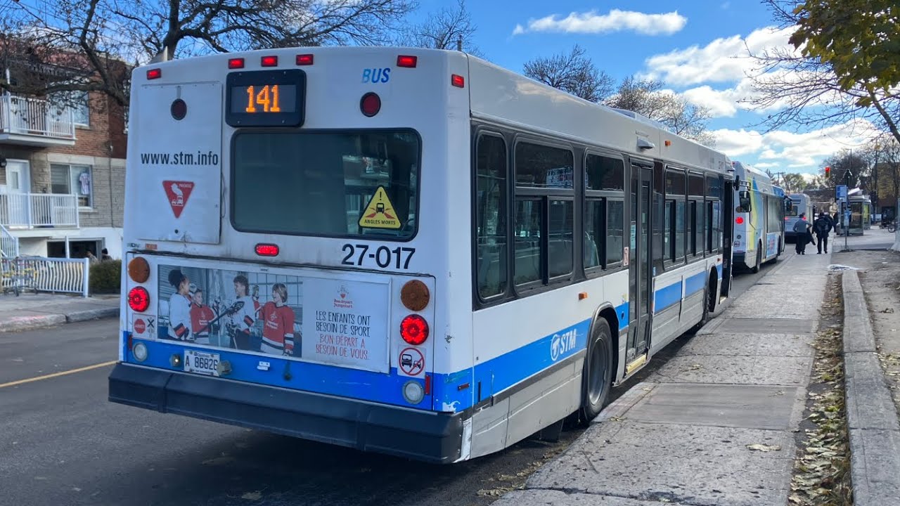STM Bus # 27-017 {Retired} Ride On The 141-E Jean-Talon Est. (2007 ...