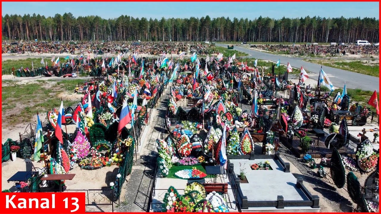 Cemeteries filled with Russian soldiers killed in war with Ukraine are ...