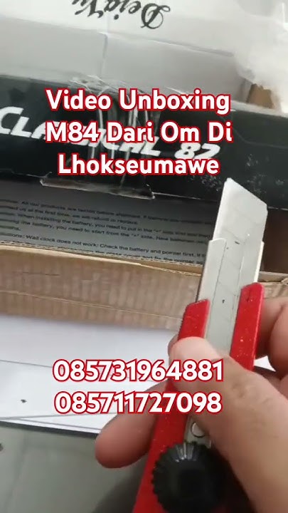 Alat Olahraga Airsoftgun Airgun DNW TACTICAL Video Unboxing M84 Dari Om Di Lhokseumawe - YouTube