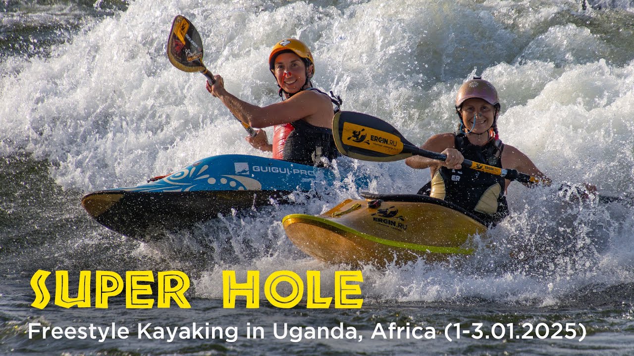 Freestyle Kayaking, Super Hole, Uganda, river Nile (1-3.01.2025) - YouTube