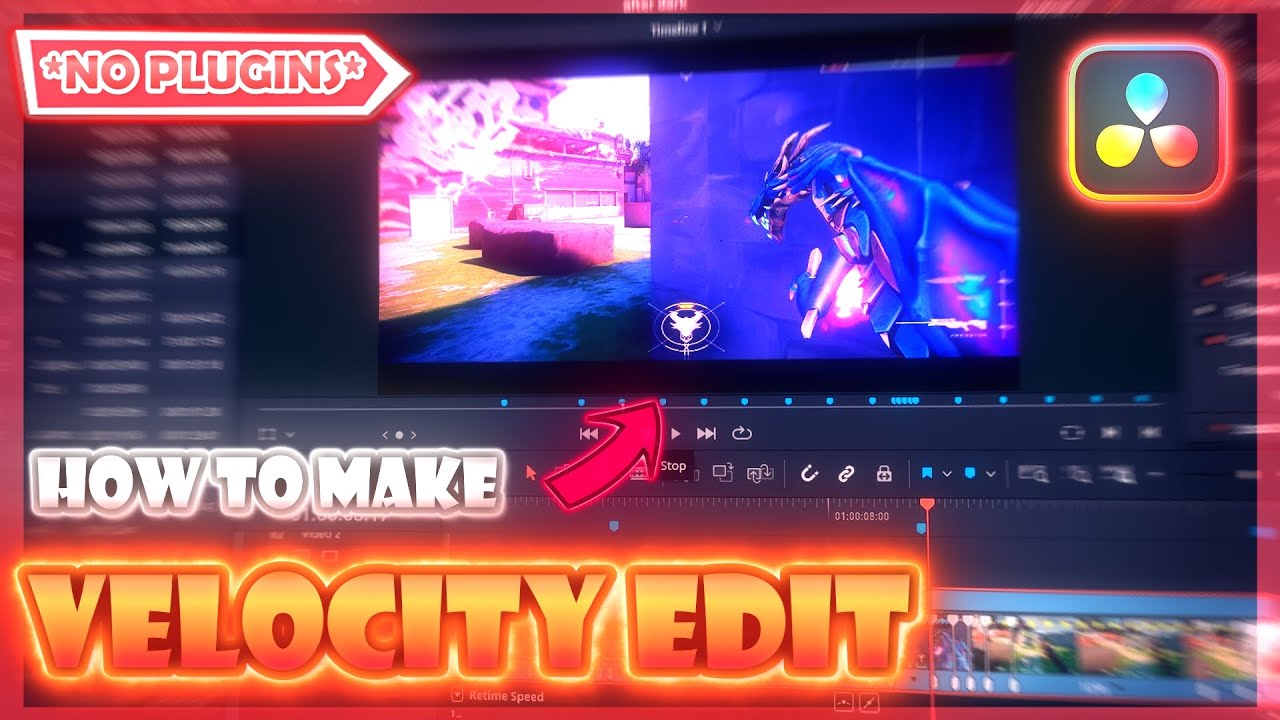 How to Make a *VELOCITY🔥* Valorant Edit on Davinci Resolve!!! (NO ...