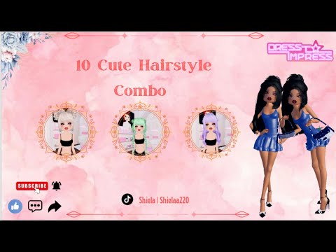 10 HAIRSTYLE COMBO IN DRESS TO IMPRESS! - YouTube