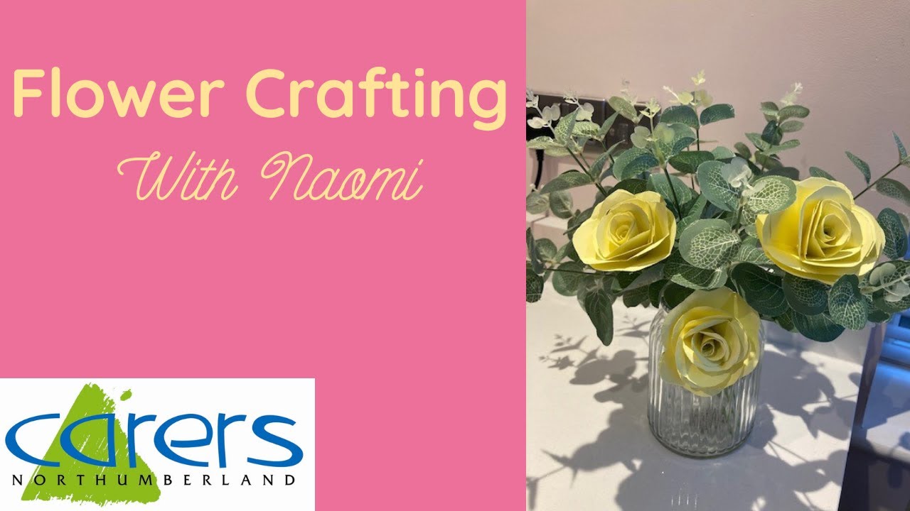Flower Craft Instruction Video - YouTube