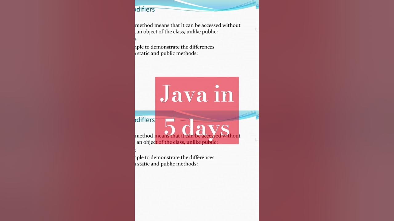 Java For Beginners Start Coding In 30 Minutes Java Javaprogramming Javatutorial 232133334