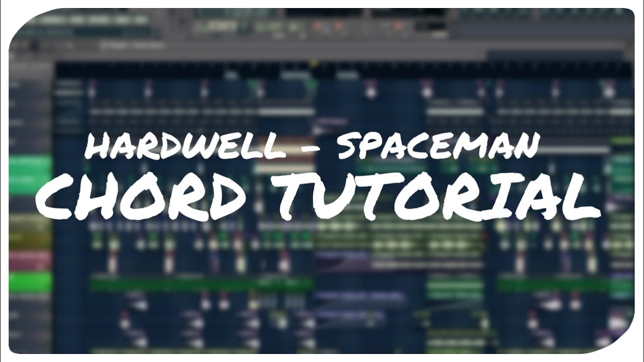 How to make the Hardwell - Spaceman chords sound - YouTube