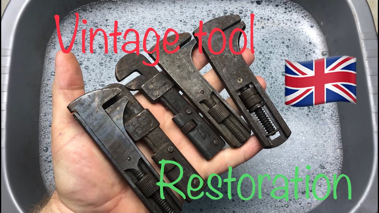 British tool restoration rare NOS Shelly, footprint ,Lucas spanners ...