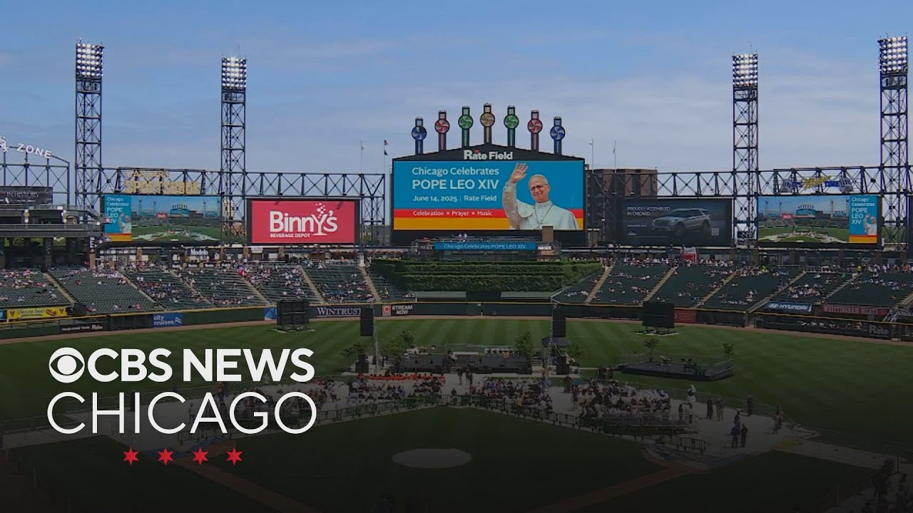 Special mass honors Pope Leo XIV of Chicago at Rate Field | Full ...