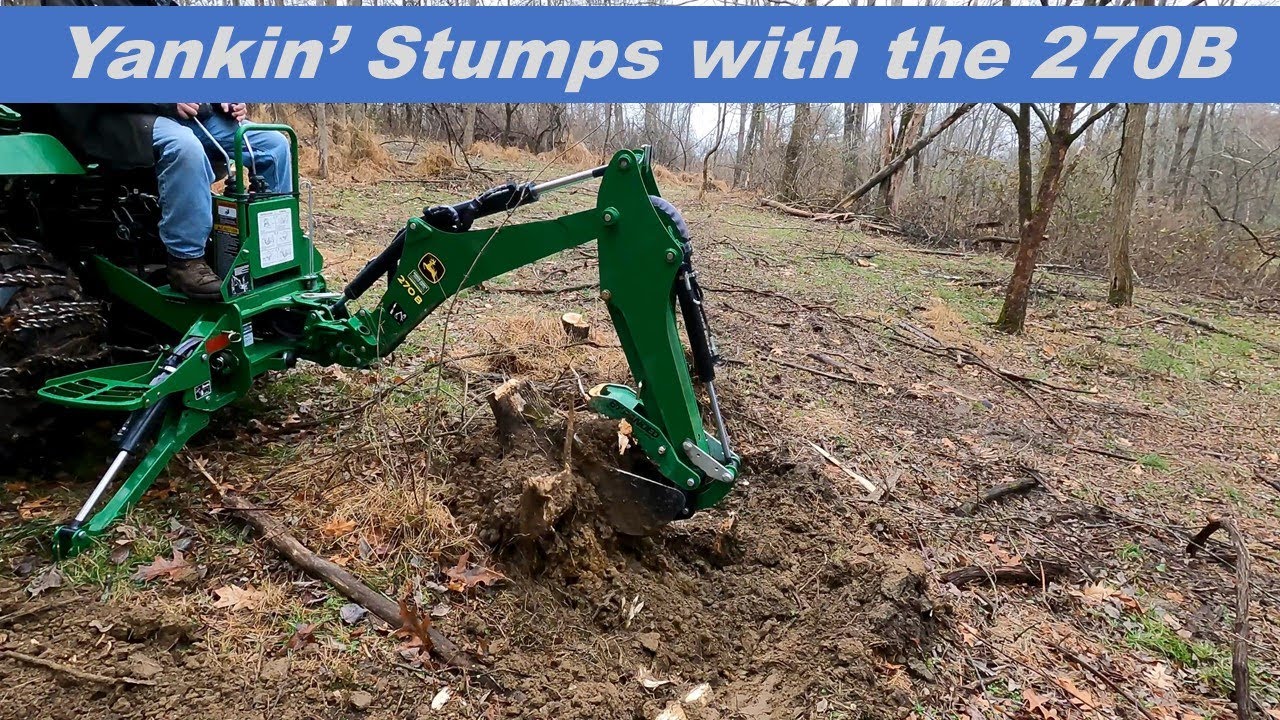 Backhoe Therapy with the John Deere 270B #johndeere #stonewall #backhoe ...