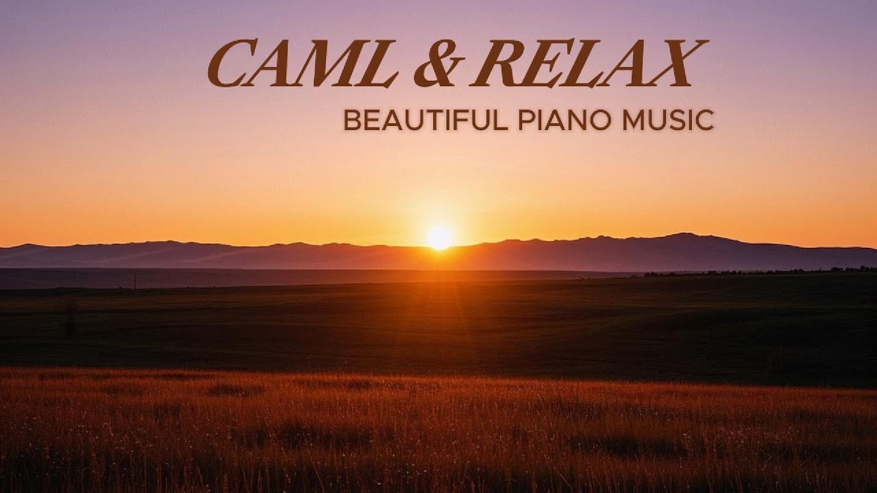The Beautiful sunrise relaxing music with piano, Sleep deeply and soundly - YouTube