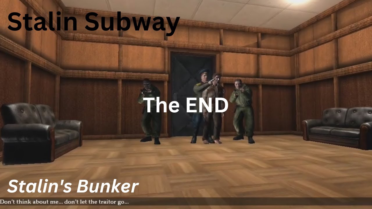 The Stalin Subway (Metro 2) - Mission 24 - Stalin's Bunker - YouTube