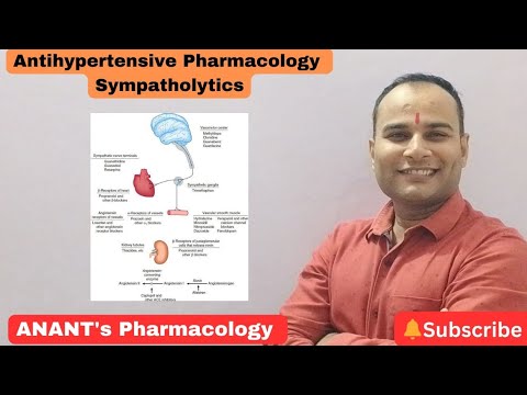 Sympathoplegics (Antihypertensive mechanism) - YouTube