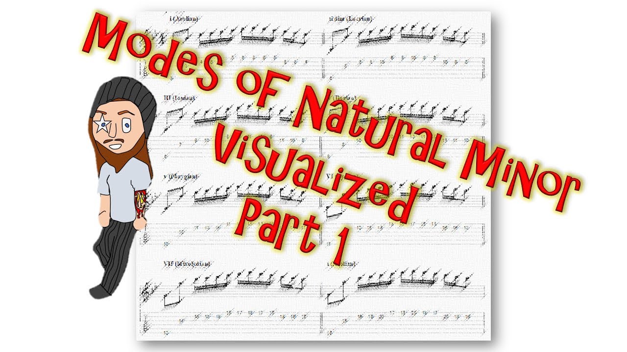 Natural Minor Modes Visualized (Part 1) - YouTube