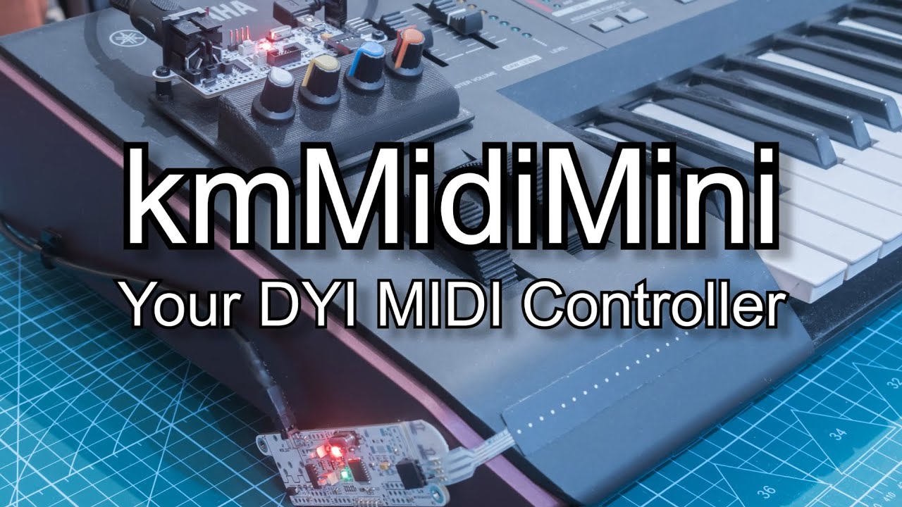 kmMidiMini Your DYI MIDI Controller - YouTube