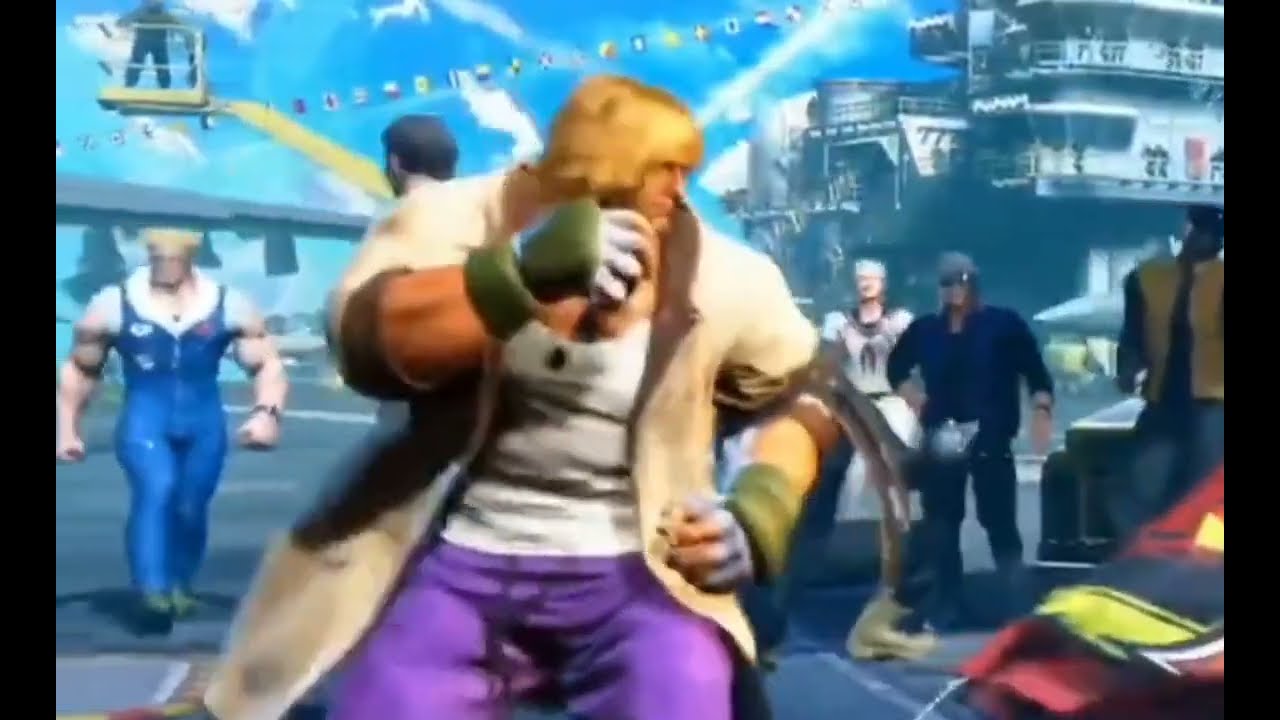 SF6 - Guile Spotted in the Background of the Carrier Stage!! - YouTube